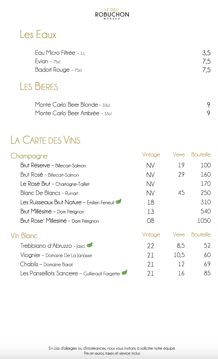 Deli Robuchon arrives in Monaco to our delight